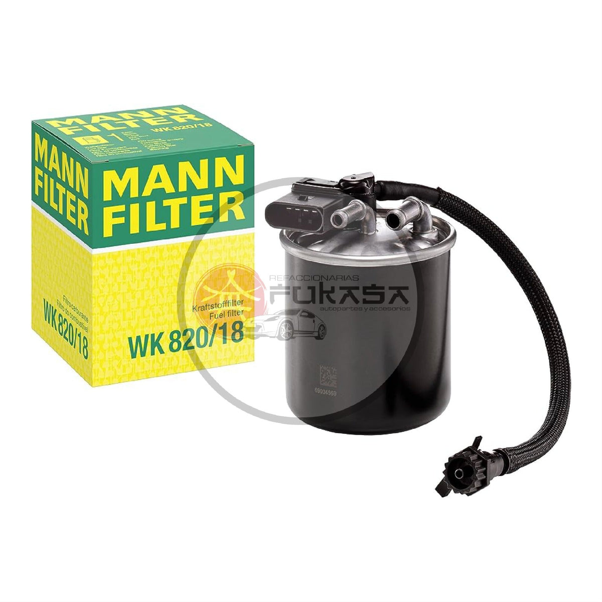 FILTRO DIESEL SPRINTER 2.1 C/ SENSOR *MANN FILTER – REFACCIONARIAS FUKASA