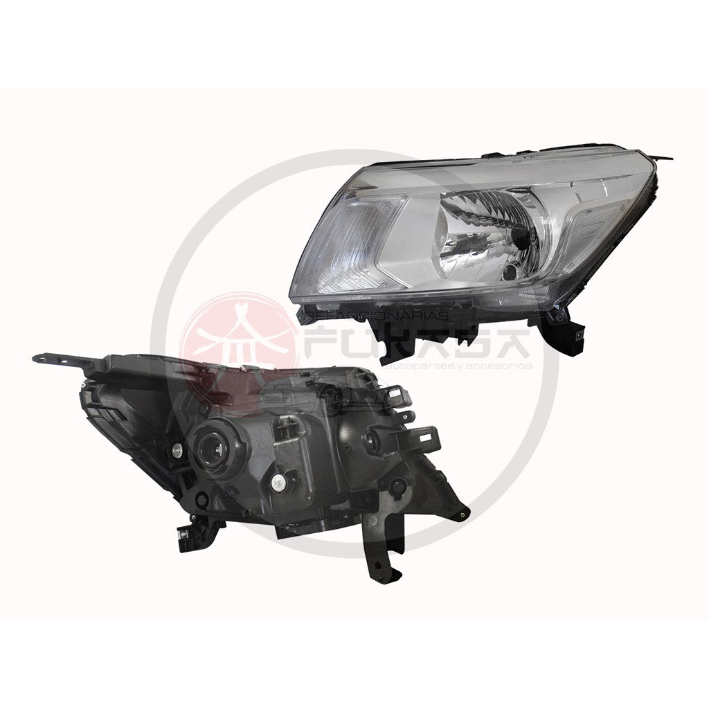 FARO IZQ NP300 FRONTIER LUJO DOBLE CABINA F/CROMADO *DIFORZA ...